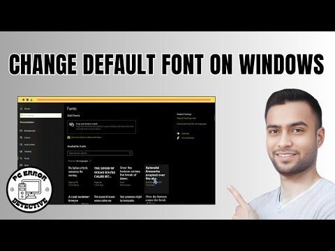 How to Change Default Font on Windows 10 | Customize Your PC's Look Today!
