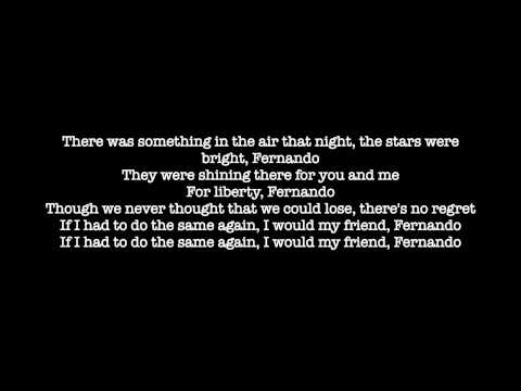 Fernando [lyrics]