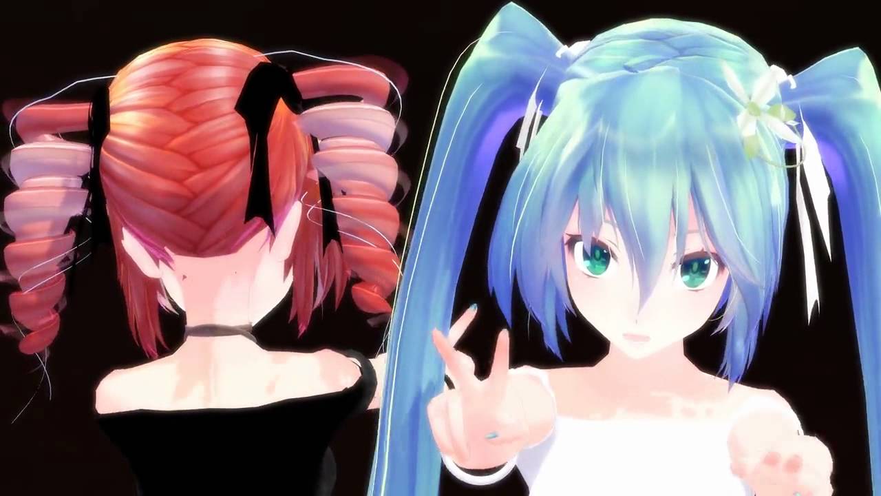 MMD Miku & Teto Tda 60fps