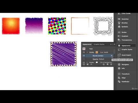 21 Illustrator Appearance & Graphic style panels
