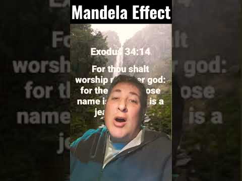 Have you always known that God's name was Jealous? #mandelaeffect #scripture