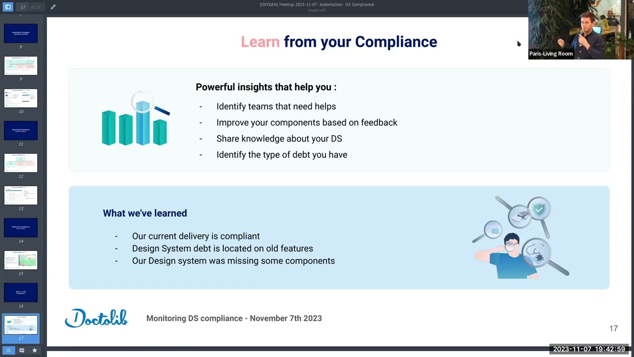 Monitoring DS compliance in Figma and web codespaces | Victor Michaud