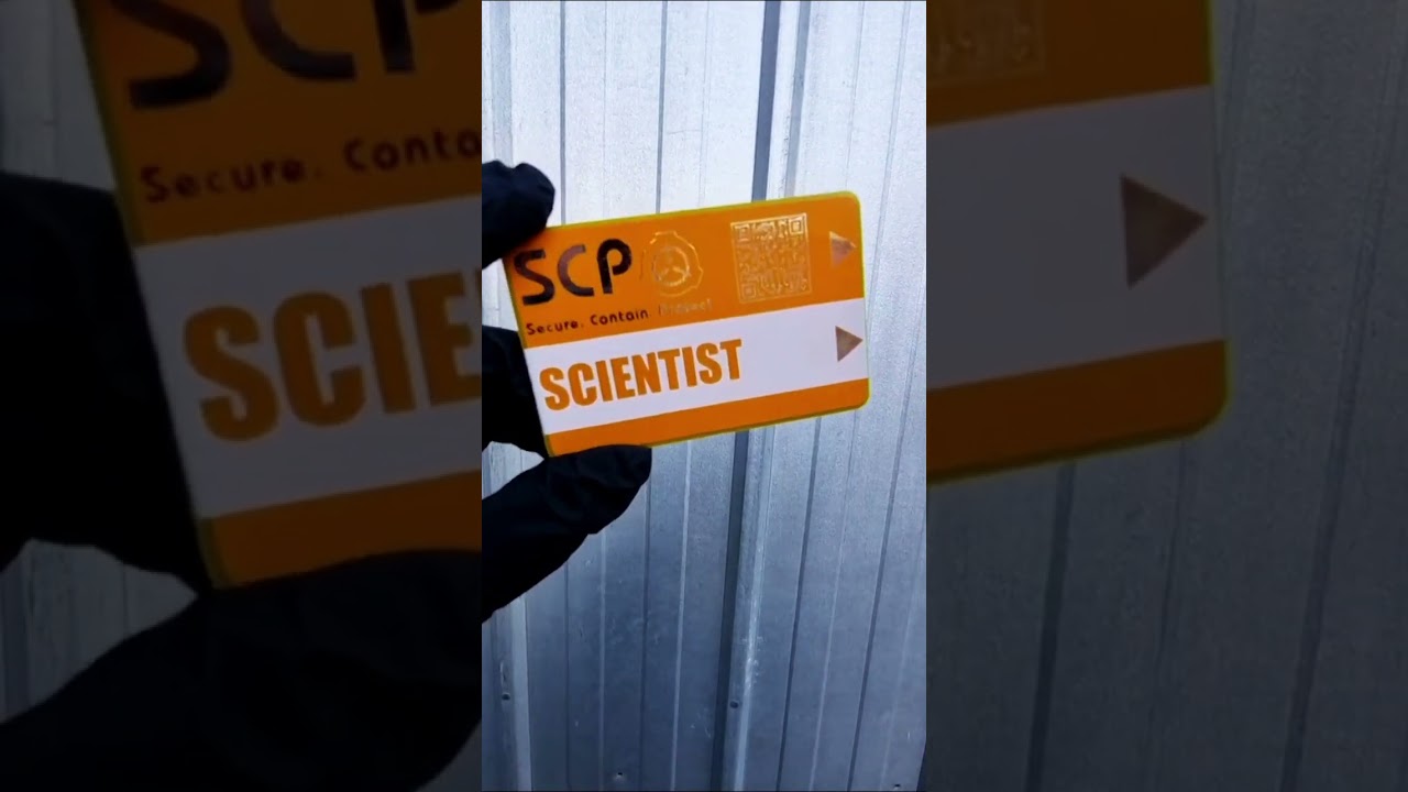 SCP keycard but make them REAL ⚠️ available on my etsy 🔗 in bio #scp #scpfoundation