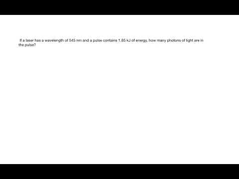 Energy of a photon Example
