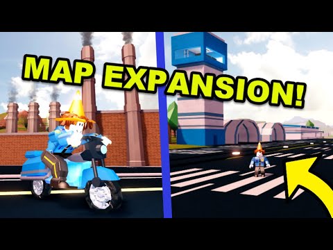Jailbreak Map EXPANSION Update! (Roblox Alien Mode, Police Motorcycle, New Factory, Airport, Patrol)