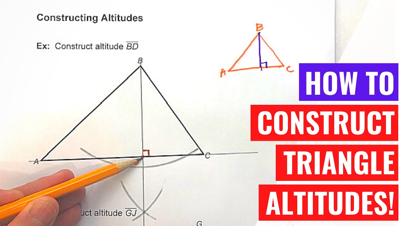Constructing Altitudes of Triangle