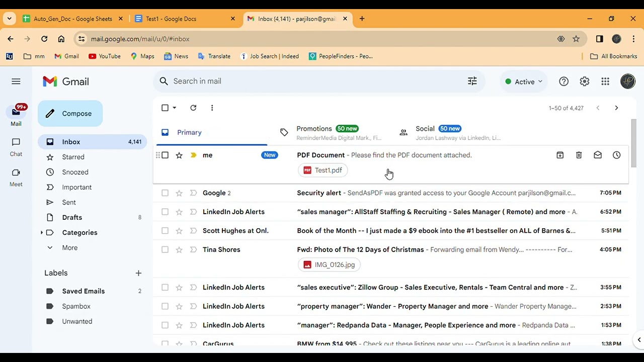 Automate Document Generation from Spreadsheet: Convert to PDF & Email Automatically