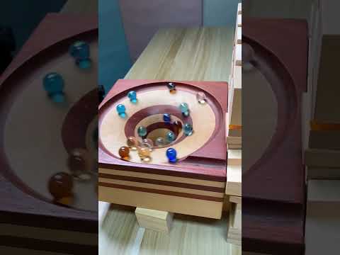 Wooden track ball, exclusive review, how fun this toy is! #educationaltoys #trackball