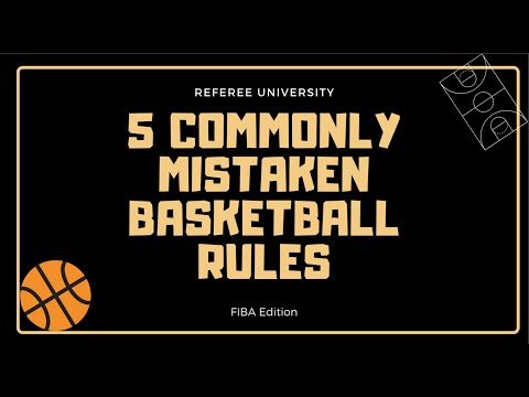 5 Commonly Mistaken Basketball Rules (FIBA)