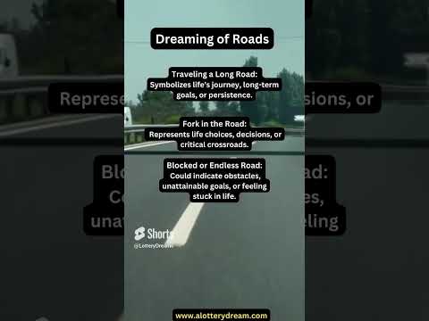 🛣️Dreaming of Roads? 🧭Let's navigate the meaning of these dreamy roads! 🚗 #RoadDreams