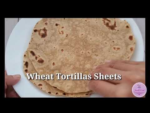 WHOLE WHEAT TORTILLAS!! Easy N Healthy homemade wheat tortilla/wheat wrap/frankie whet tortilla