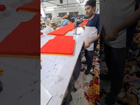 new garments factory fabric cutting in industry ♥️☺️|#fabric #machine #song #youtubeshorts @Arvind