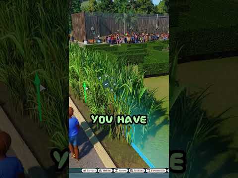 🦢 FREE-ROAMING Animals in Planet Zoo! | Planet Zoo Tutorial #shorts