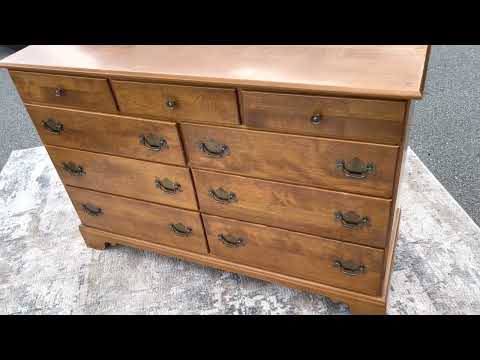 Nutmeg Maple 9-Drawer Dresser by Ethan Allen