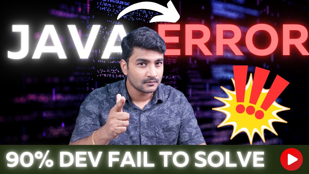5 JAVA ERRORS you should learn today ( NoClassDefFoundError) | JVM architecture - ClassLoader