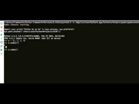 Python List index method tutorial