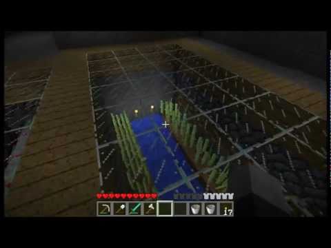 small automated piston reed farm Minecraft Map