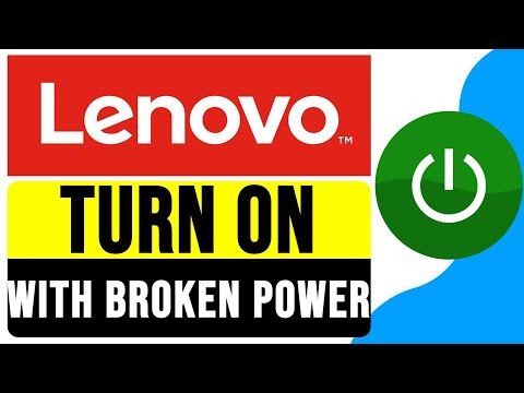 How to TURN ON Lenovo Yoga Laptop with BROKEN Power Button 2025 | Lenovo Yoga Wont Turn On