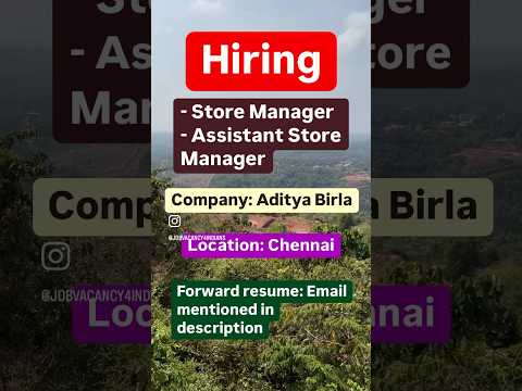Store Manager #hiring #job #jobs #jobseekers #jobsearch #jobvacancy #jobalert #jobopening #jobnews