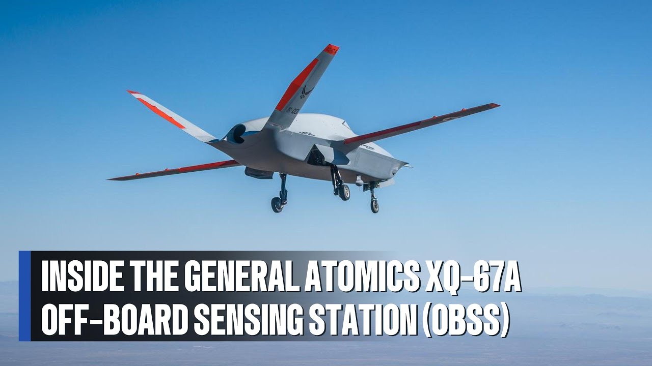 Inside the General Atomics XQ-67A Off-Board Sensing Station (OBSS)