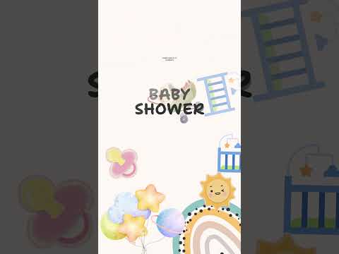 Baby Shower Invitation template