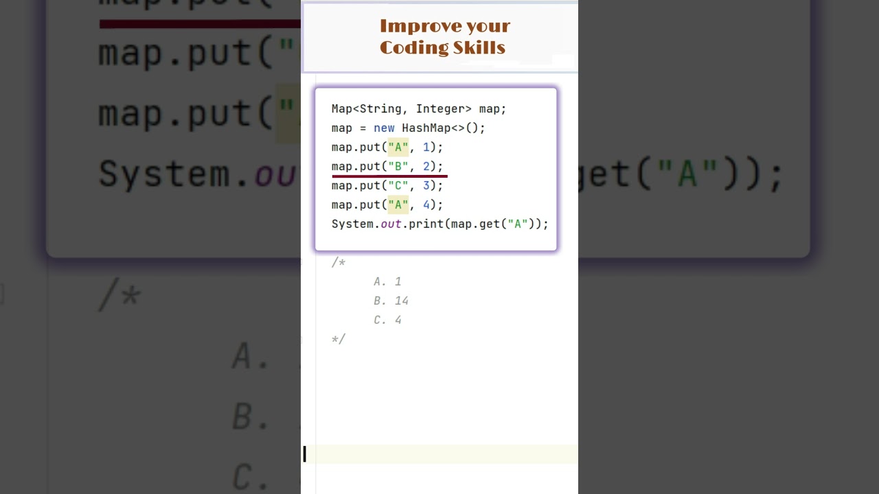 🚀 Java Coding Questions - MCQ Type | Test Your Java Skills! 🚀#shorts #java #coding