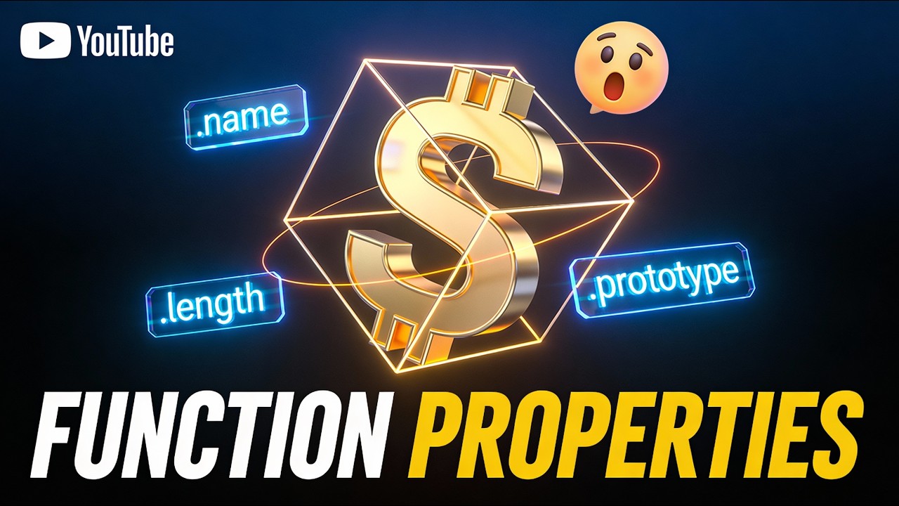 063 JavaScript Functions ARE Objects! Function Constructor & Properties Explained