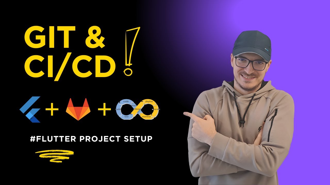 Seting up Flutter project with git and CI/CD pipeline