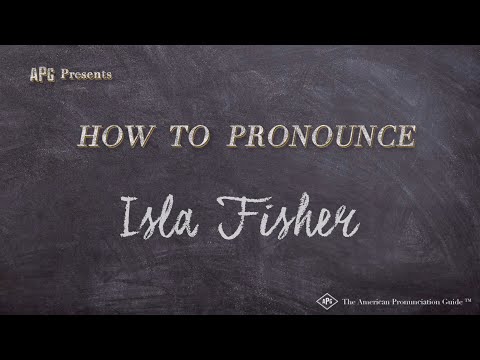 How to Pronounce Isla Fisher (Real Life Examples!)