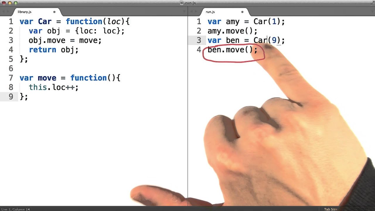 this' parameter - Object-Oriented JavaScript