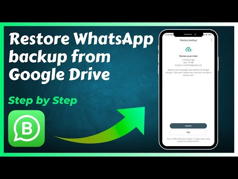 How to restore WhatsApp business backup from Google Drive