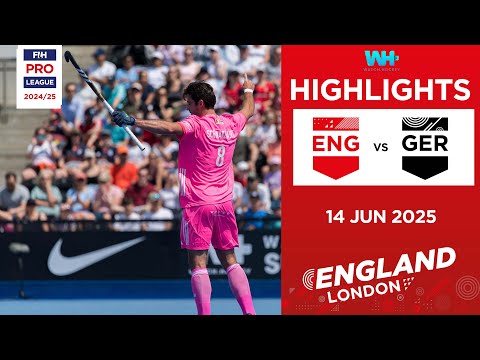 FIH Hockey Pro League 2024-25 Höjdpunkter: England vs Tyskland (M) | Match 1