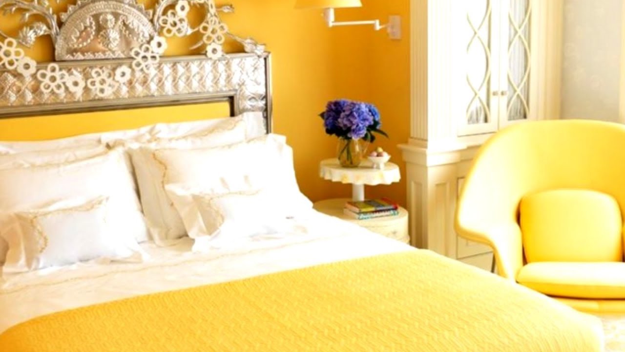 30+ Yellow Bedrooms, Interior Design Ideas