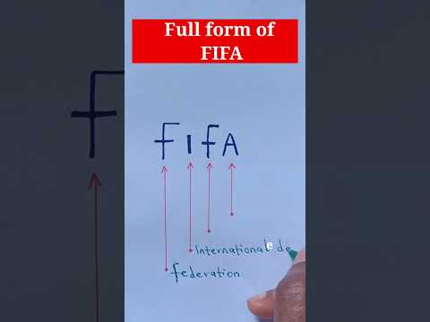 Full form of FIFA.#shorts #learning