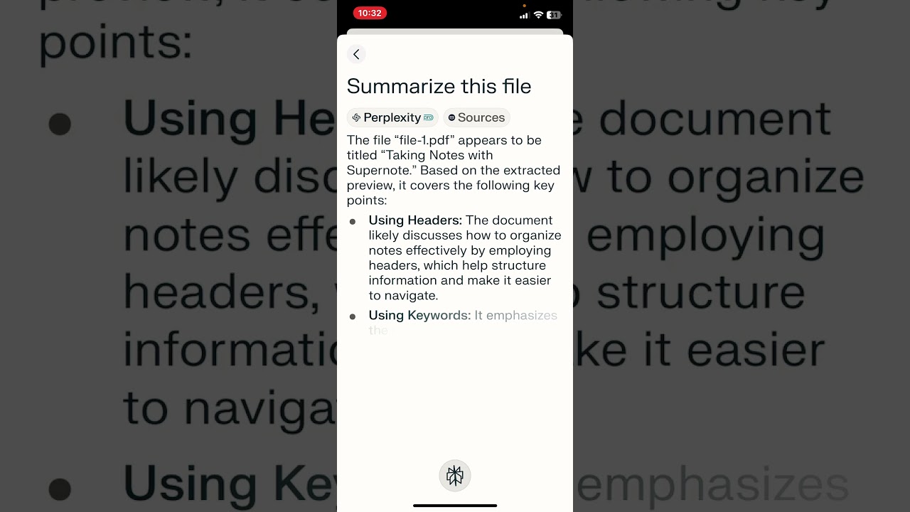 Using Perplexity to Summarize Your Supernote Handwritten Notes