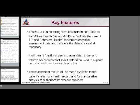 Wounded Warrior Project HAIMS and NCAT - 2012 CST/CWA Virtual Conference