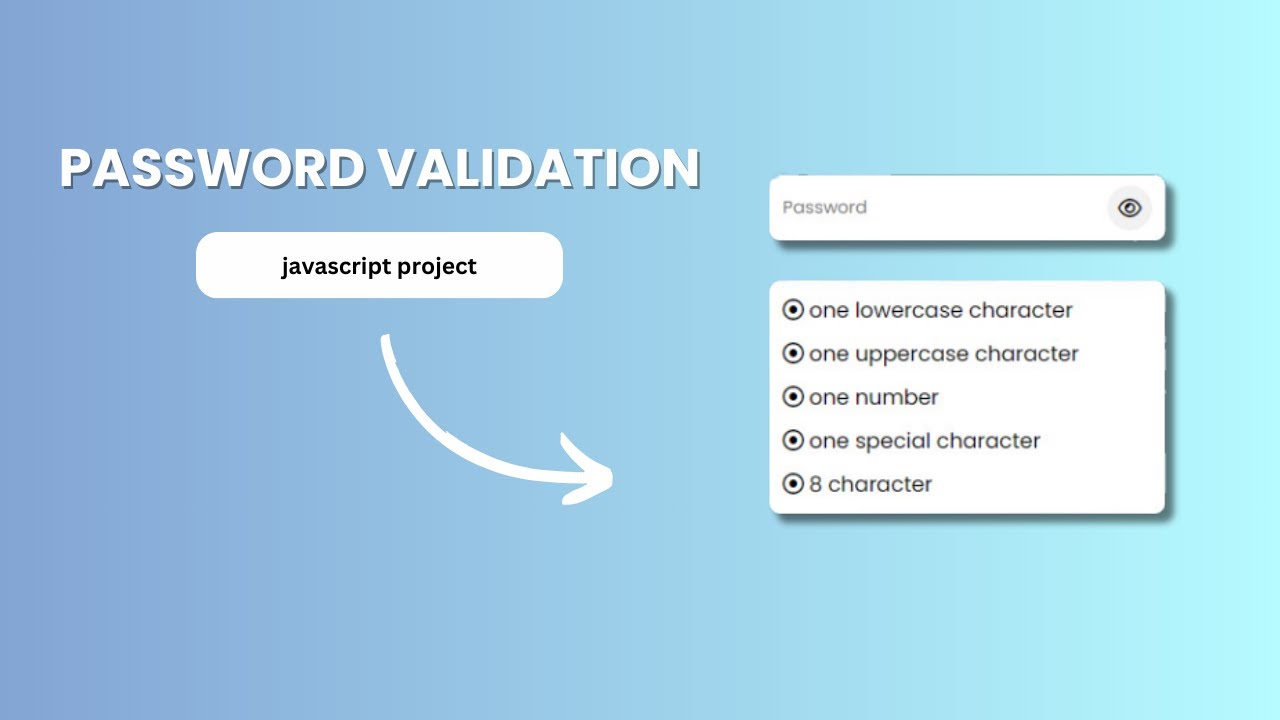 Password Validation in HTML, CSS, and JavaScript | Step-by-Step Tutorial