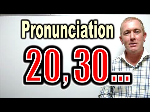 How to Pronounce 20, 30... [ ForB English Lesson ]