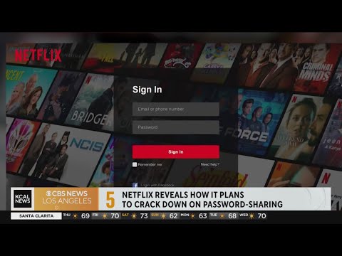 Netflix cracks down on password sharing