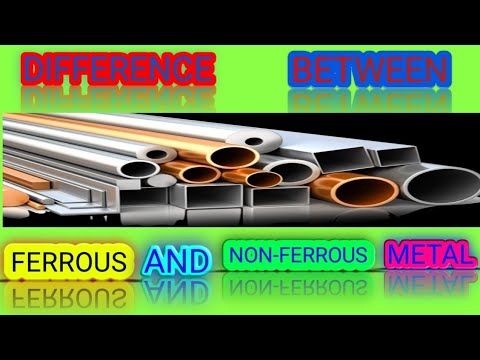 Difference between ferrous metal and non-ferrous metal in hindi ### basic knowledge////