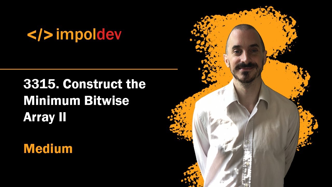 Construct the Minimum Bitwise Array II | LeetCode 3315 - Python