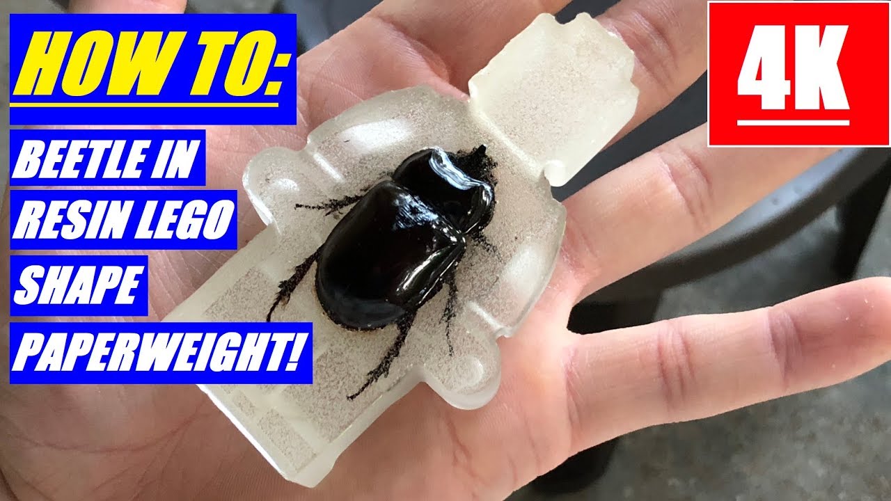 HOW TO: Ox Rhino Beetle Bug Cast In Resin Epoxy Lego Paperweight! 4K UHD