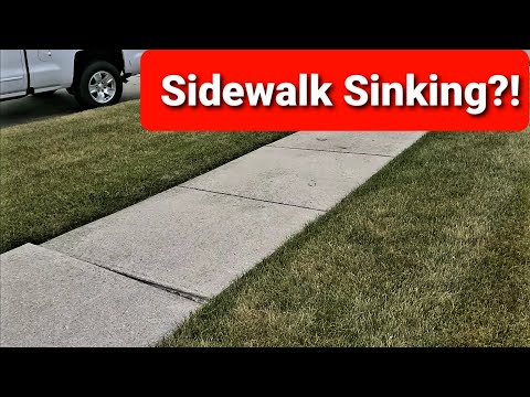 Is Your Cement Sidewalk Sinking!?!?  This Might Be the Reason Why [ Licensed Builder Explains ]