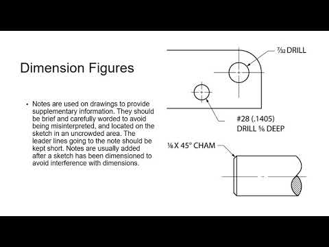 Basic Blueprint Reading Chapter 6 Dimensioning Part 2