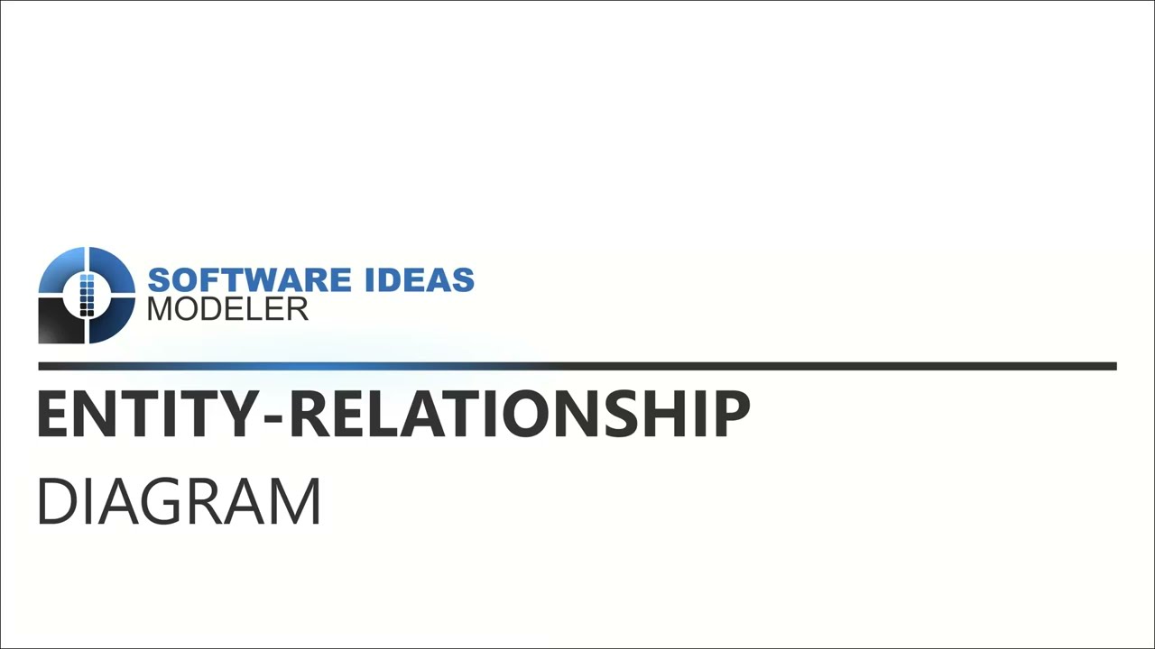 Entity-Relationship Diagram in Software Ideas Modeler