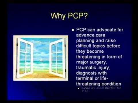 Advance Care Planning: Role of the Primary Care Physician