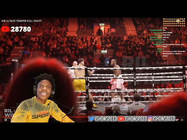 "He cannot fight!" - IShowSpeed gives his take on KSI's latest boxing ...