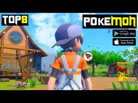 Top 8 OPEN WORLD POKEMON Games For Android | Offline Pokemon Games