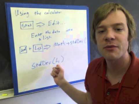 Standard Deviation: Using a Ti-83