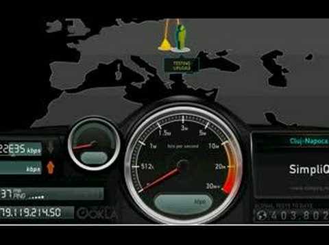 My speedtest.net speed